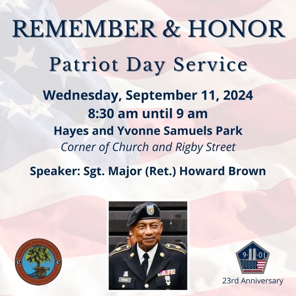 Patriot Day Service – Clarendon County Chamber of Commerce