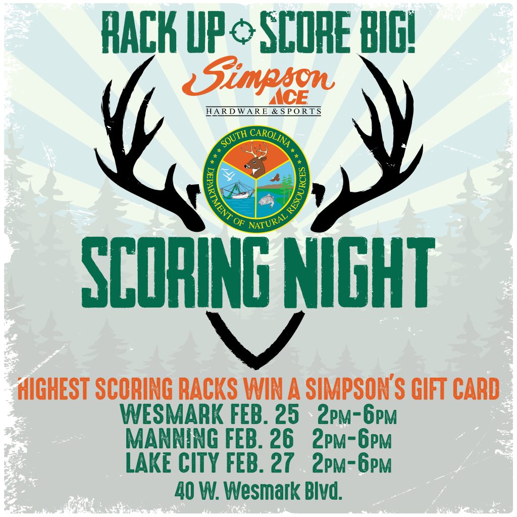 SCDNR Scoring Night at Simpson Hardware - Clarendon County Chamber of ...