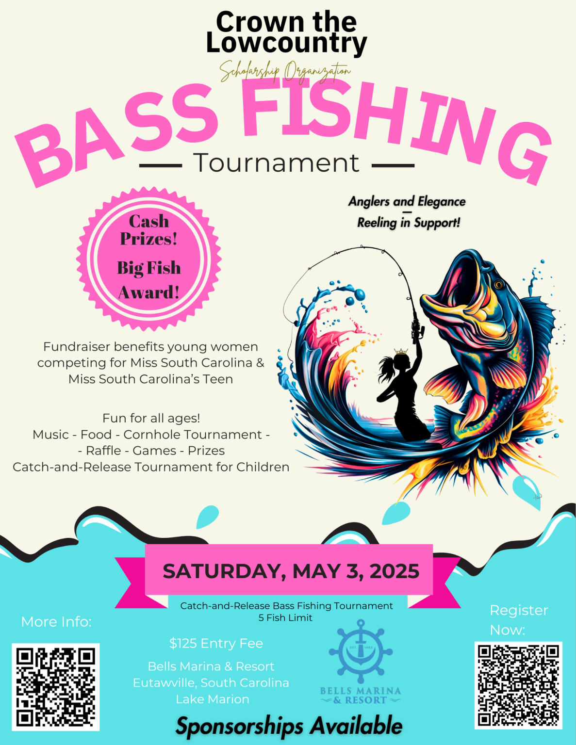 Crown the Lowcountry Bass Fishing Tournament – Clarendon County Chamber ...